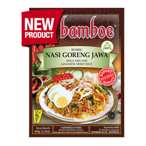 Bamboe Nasi Goreng Jawa - Indonesian Javanese Fried Rice Instant Spice ...