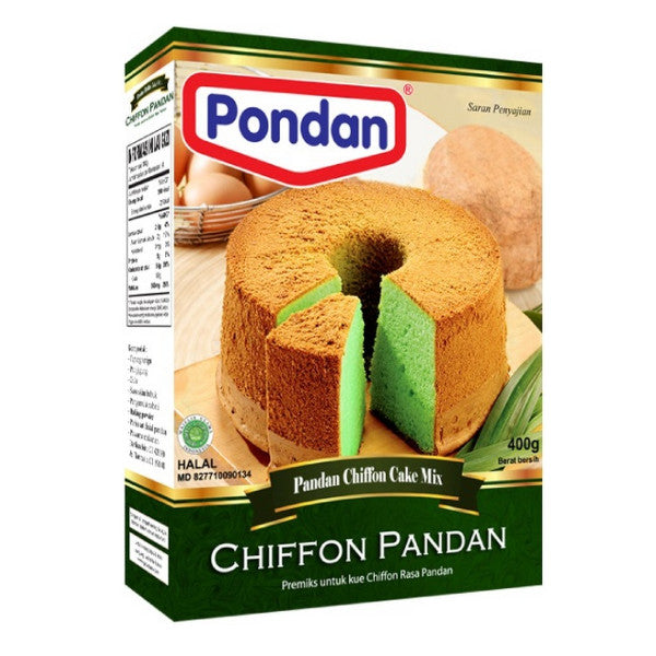 Pondan Pandan Chiffon Cake Mix 400g - Pondan Chiffon Pandan Cake Mix ...
