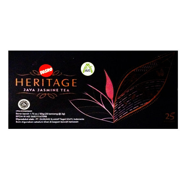 Sosro Heritage Jasmin Tea 25x2g – Asian Market Grocery