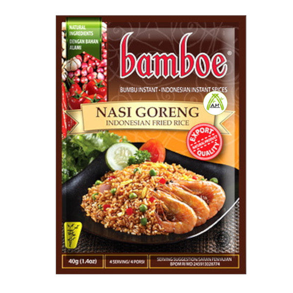 Bamboe Nasi Goreng - Indonesian Fried Rice Instant Spices 40g – Asian ...