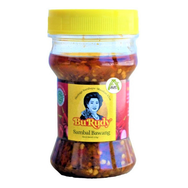 Bu Rudy Red Onion Chili Sauce - Bu Rudy Sambal Bawang 110g - Tuong ot ...