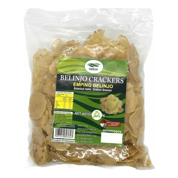 Bitternut Belinjo Gnetum Gnemon Chips Uncooked Crackers - Emping Melin ...